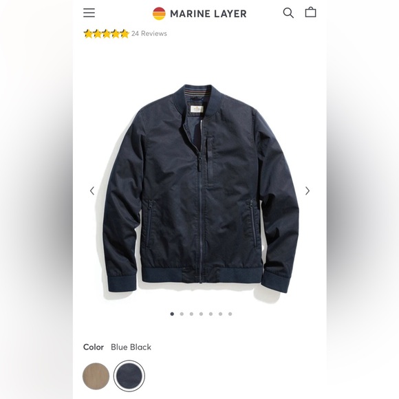 Marine Layer | Jackets & Coats | Marine Layer Size Small Color Blue ...